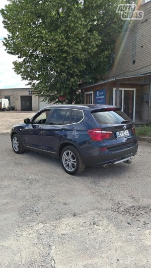 Blue BMW X3 2012 in Utena, with an engine capacity of 3.00 L and mileage of 192 thousand km for 9200 €, photo 7 on AUTOMOTO.COM.LV