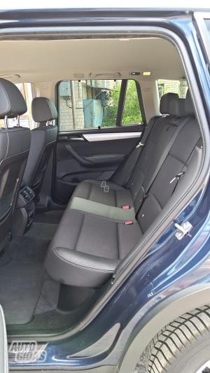 Blue BMW X3 2012 in Utena, with an engine capacity of 3.00 L and mileage of 192 thousand km for 9200 €, photo 8 on AUTOMOTO.COM.LV