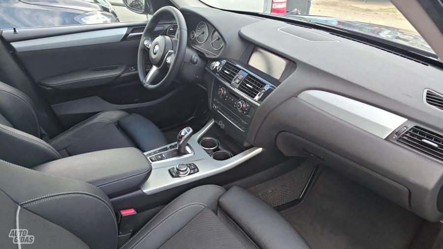 Blue BMW X3 2012 in Utena, with an engine capacity of 3.00 L and mileage of 192 thousand km for 9200 €, photo 10 on AUTOMOTO.COM.LV