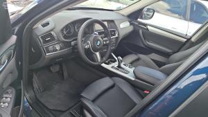 Blue BMW X3 2012 in Utena, with an engine capacity of 3.00 L and mileage of 192 thousand km for 9200 €, photo 11 on AUTOMOTO.COM.LV