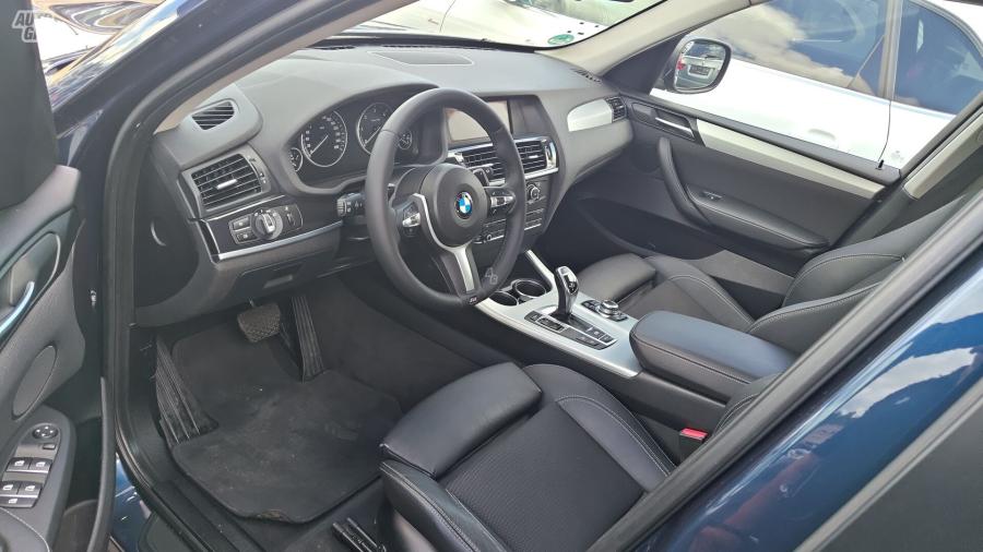 Blue BMW X3 2012 in Utena, with an engine capacity of 3.00 L and mileage of 192 thousand km for 9200 €, photo 11 on AUTOMOTO.COM.LV