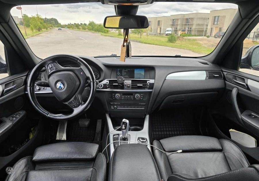 Blue BMW X3 2012 in Siauliai, with an engine capacity of 2.99 L and mileage of 230 thousand km for 10500 €, photo 15 on AUTOMOTO.COM.LV