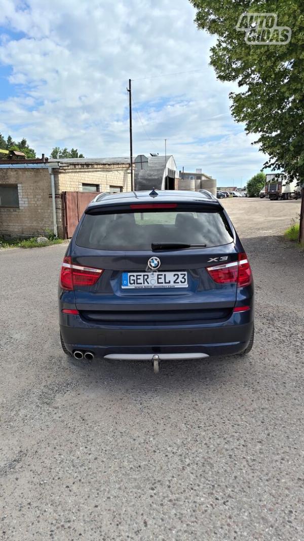 Zils BMW X3 2012 Utena, ar dzinēja tilpumu 3.00 L un nobraukumu 192 tūkst. km par 8800 €, foto 6 vietnē AUTOMOTO.COM.LV