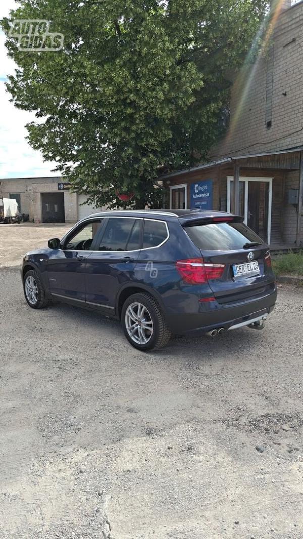Zils BMW X3 2012 Utena, ar dzinēja tilpumu 3.00 L un nobraukumu 192 tūkst. km par 8800 €, foto 7 vietnē AUTOMOTO.COM.LV