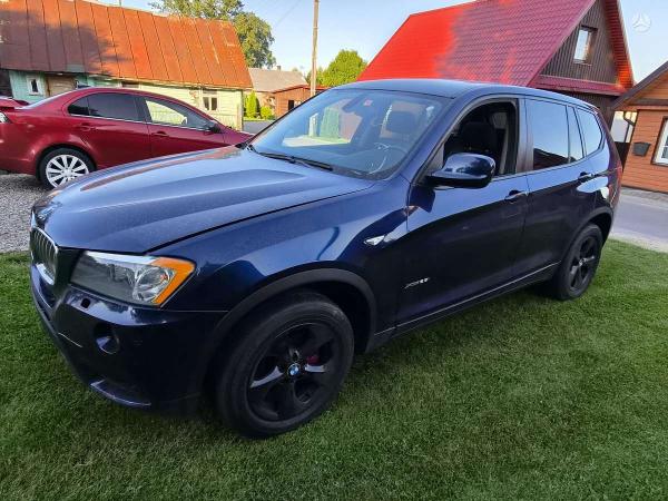 Blue BMW X3 2012 in Kaisiadorys, with an engine capacity of 2.98 L and mileage of 277 thousand km for 4700 €, photo 3 on AUTOMOTO.COM.LV