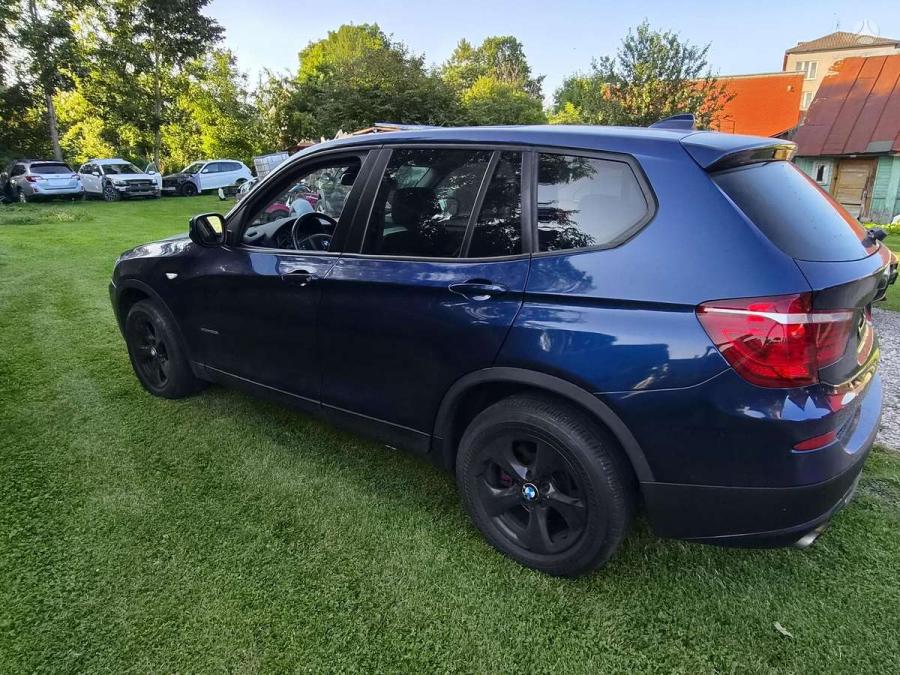 Blue BMW X3 2012 in Kaisiadorys, with an engine capacity of 2.98 L and mileage of 277 thousand km for 4700 €, photo 5 on AUTOMOTO.COM.LV