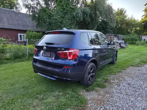 Blue BMW X3 2012 in Kaisiadorys, with an engine capacity of 2.98 L and mileage of 277 thousand km for 4700 €, photo 6 on AUTOMOTO.COM.LV