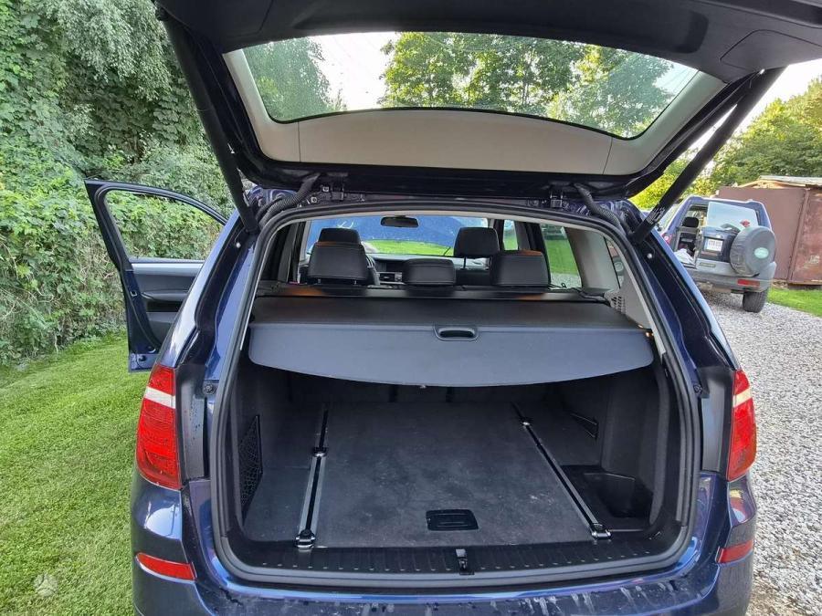 Blue BMW X3 2012 in Kaisiadorys, with an engine capacity of 2.98 L and mileage of 277 thousand km for 4700 €, photo 17 on AUTOMOTO.COM.LV