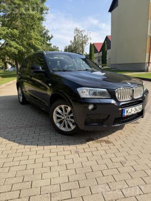 Zils BMW X3 2012 Ogre, ar dzinēja tilpumu 3.00 L un nobraukumu 361 tūkst. km par 11000 €, foto  vietnē AUTOMOTO.COM.LV