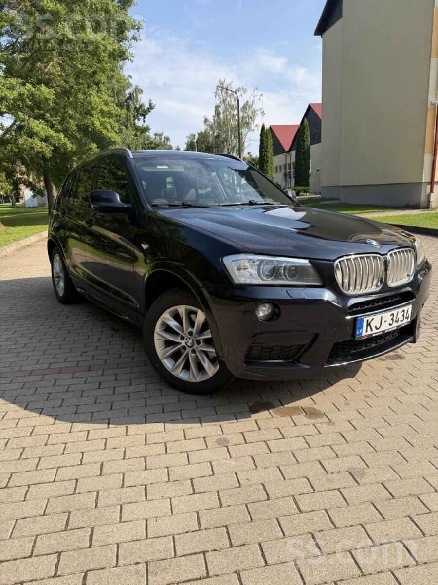 Blue BMW X3 2012 in Ogre, with an engine capacity of 3.00 L and mileage of 361 thousand km for 11000 €, photo 1 on AUTOMOTO.COM.LV