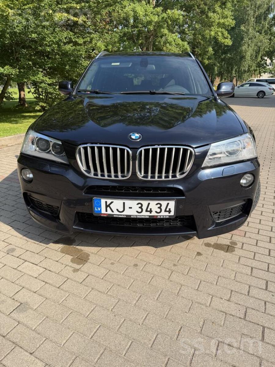 Blue BMW X3 2012 in Ogre, with an engine capacity of 3.00 L and mileage of 361 thousand km for 11000 €, photo 6 on AUTOMOTO.COM.LV