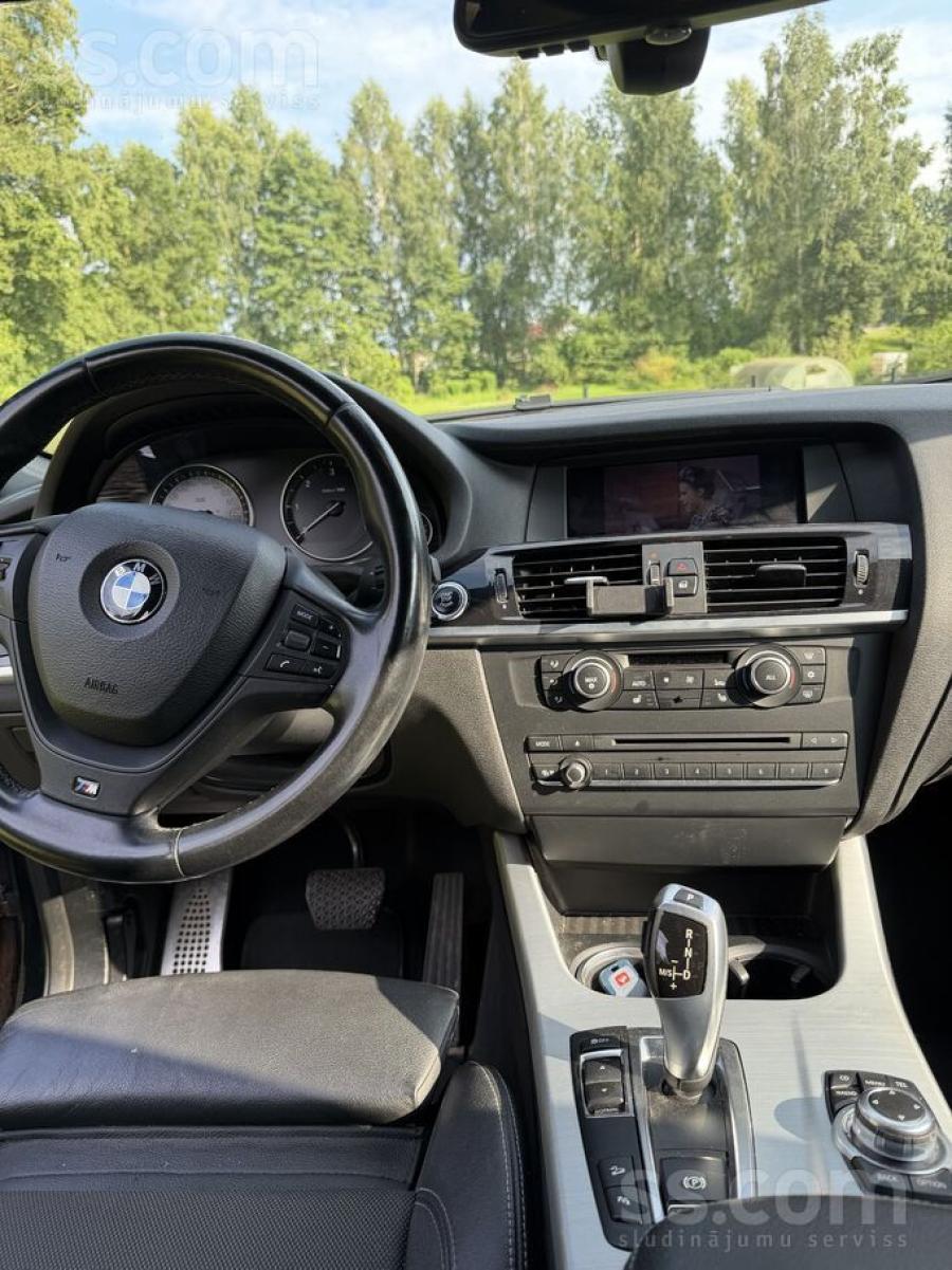 Blue BMW X3 2012 in Ogre, with an engine capacity of 3.00 L and mileage of 361 thousand km for 11000 €, photo 8 on AUTOMOTO.COM.LV