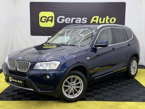 Zils BMW X3 2012 Viļņa, ar dzinēja tilpumu 2.00 L un nobraukumu 437 tūkst. km par 6900 €, foto  vietnē AUTOMOTO.COM.LV