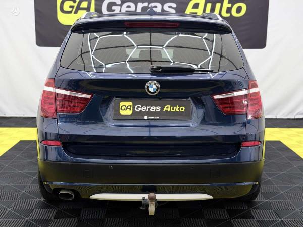 Blue BMW X3 2012 in Vilnius, with an engine capacity of 2.00 L and mileage of 437 thousand km for 6900 €, photo 5 on AUTOMOTO.COM.LV