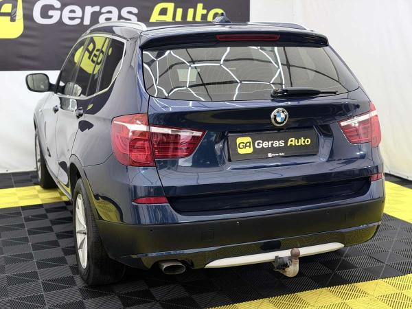 Blue BMW X3 2012 in Vilnius, with an engine capacity of 2.00 L and mileage of 437 thousand km for 6900 €, photo 6 on AUTOMOTO.COM.LV