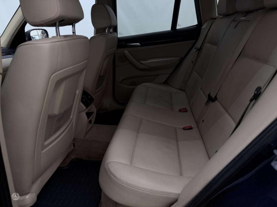 Blue BMW X3 2012 in Vilnius, with an engine capacity of 2.00 L and mileage of 437 thousand km for 6900 €, photo 12 on AUTOMOTO.COM.LV
