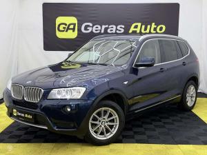Blue BMW X3 2012 in Vilnius, with an engine capacity of 2.00 L and mileage of 437 thousand km for 6900 €, photo  on AUTOMOTO.COM.LV