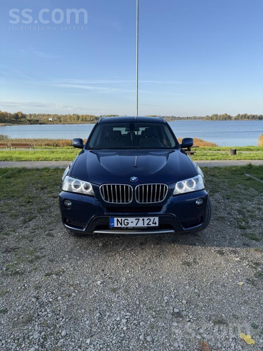 Blue BMW X3 2012 in Balvi, with an engine capacity of 3.00 L and mileage of 332 thousand km for 9500 €, photo 3 on AUTOMOTO.COM.LV