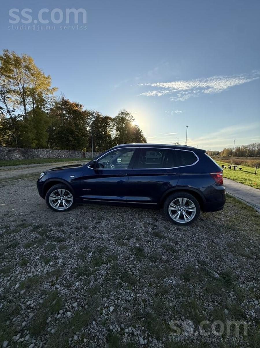 Blue BMW X3 2012 in Balvi, with an engine capacity of 3.00 L and mileage of 332 thousand km for 9500 €, photo 6 on AUTOMOTO.COM.LV