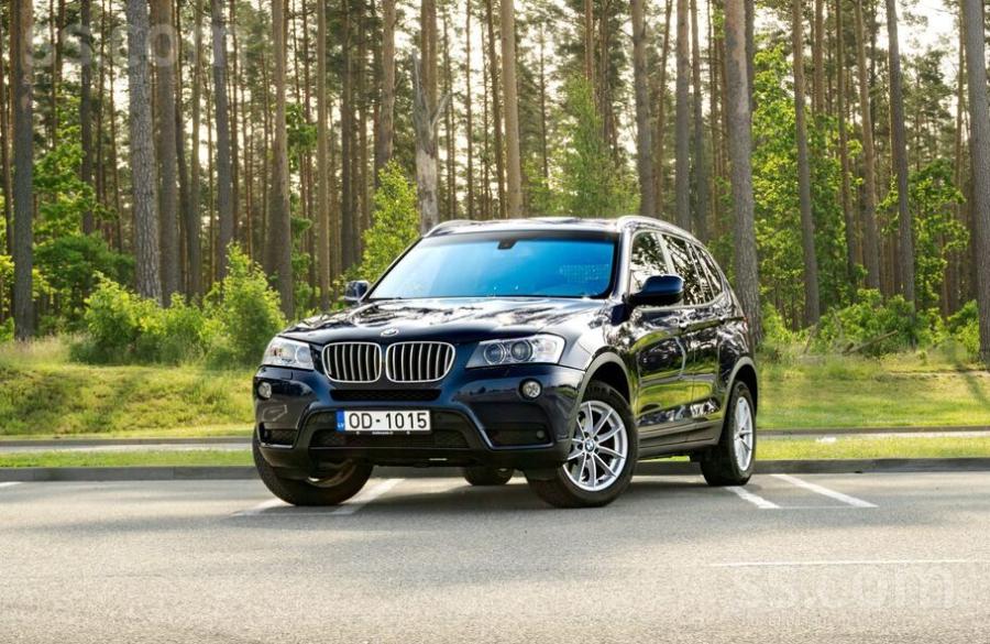 Blue BMW X3 2013 in Riga, with an engine capacity of 2.00 L and mileage of 229 thousand km for 10300 €, photo 1 on AUTOMOTO.COM.LV