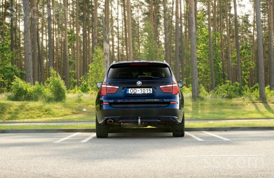Blue BMW X3 2013 in Riga, with an engine capacity of 2.00 L and mileage of 229 thousand km for 10300 €, photo 7 on AUTOMOTO.COM.LV