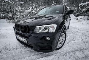 Blue BMW X3 2013 in Vilnius, with an engine capacity of 2.00 L and mileage of 313 thousand km for 11500 €, photo 3 on AUTOMOTO.COM.LV