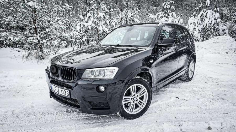 Blue BMW X3 2013 in Vilnius, with an engine capacity of 2.00 L and mileage of 313 thousand km for 11500 €, photo 4 on AUTOMOTO.COM.LV