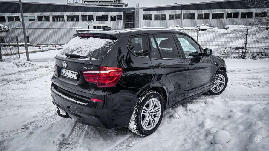 Blue BMW X3 2013 in Vilnius, with an engine capacity of 2.00 L and mileage of 313 thousand km for 11500 €, photo 5 on AUTOMOTO.COM.LV