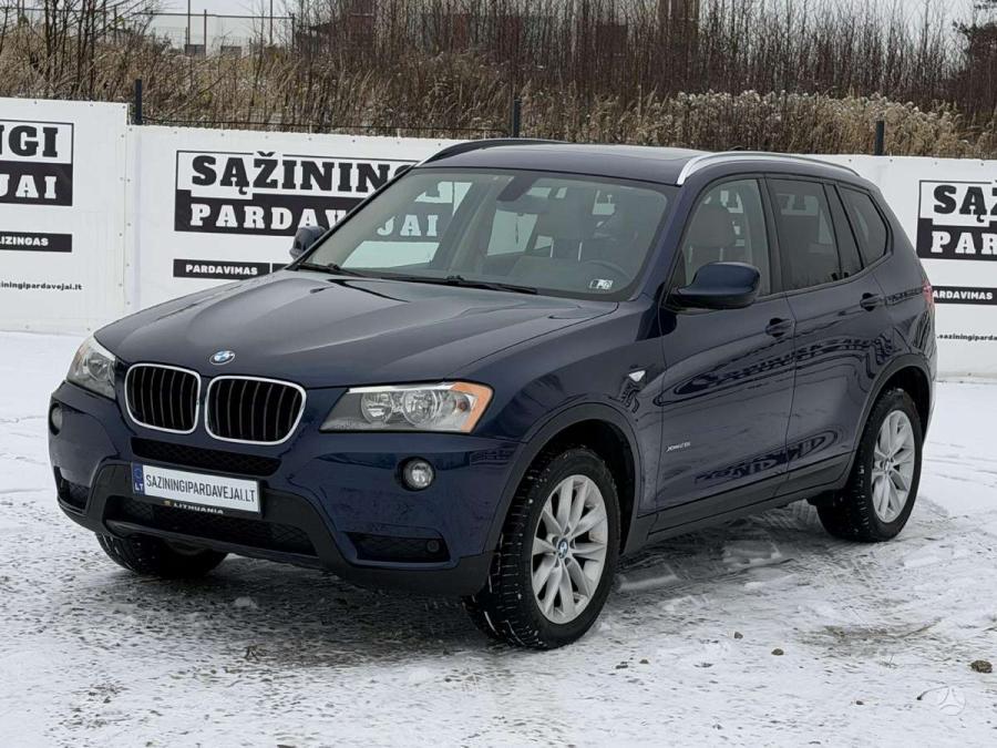 Zils BMW X3 2013 Viļņa, ar dzinēja tilpumu 2.00 L un nobraukumu 255 tūkst. km par 7500 €, foto 1 vietnē AUTOMOTO.COM.LV