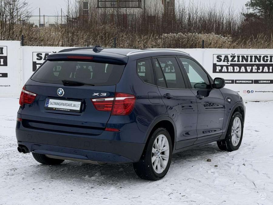 Zils BMW X3 2013 Viļņa, ar dzinēja tilpumu 2.00 L un nobraukumu 255 tūkst. km par 7500 €, foto 6 vietnē AUTOMOTO.COM.LV