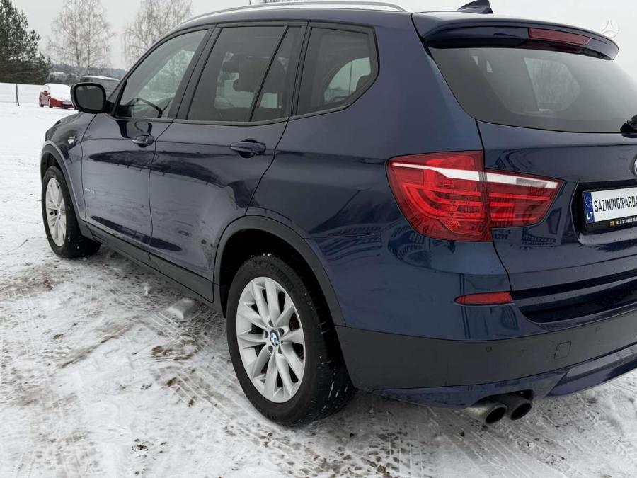 Zils BMW X3 2013 Viļņa, ar dzinēja tilpumu 2.00 L un nobraukumu 255 tūkst. km par 7500 €, foto 7 vietnē AUTOMOTO.COM.LV