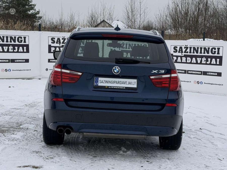 Zils BMW X3 2013 Viļņa, ar dzinēja tilpumu 2.00 L un nobraukumu 255 tūkst. km par 7500 €, foto 11 vietnē AUTOMOTO.COM.LV