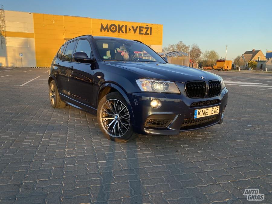 Blue BMW X3 2013 in Marijampole, with an engine capacity of 3.00 L and mileage of 287 thousand km for 11000 €, photo 1 on AUTOMOTO.COM.LV