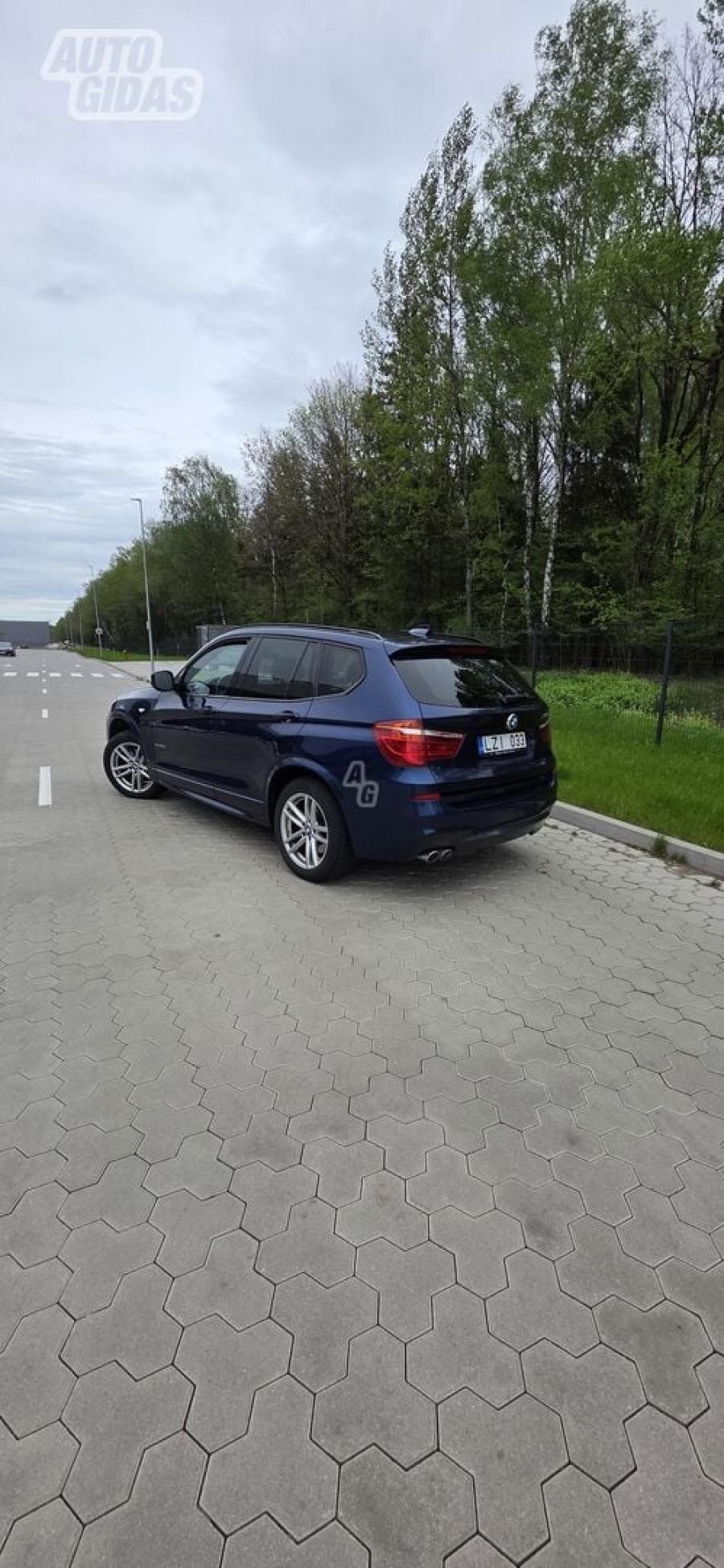 Blue BMW X3 2013 in Kaunas, with an engine capacity of 3.00 L and mileage of 258 thousand km for 14500 €, photo 7 on AUTOMOTO.COM.LV