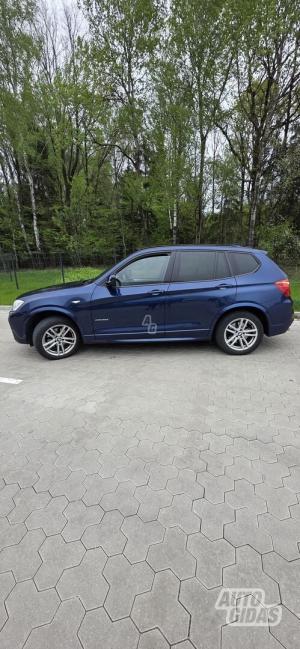 Blue BMW X3 2013 in Kaunas, with an engine capacity of 3.00 L and mileage of 258 thousand km for 14500 €, photo 8 on AUTOMOTO.COM.LV