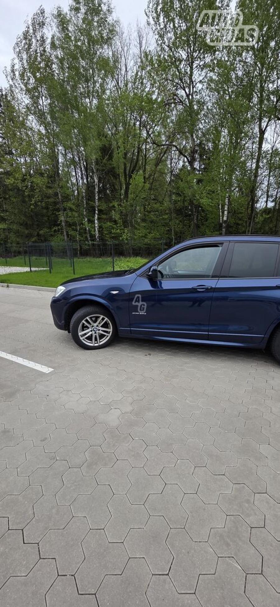 Blue BMW X3 2013 in Kaunas, with an engine capacity of 3.00 L and mileage of 258 thousand km for 13500 €, photo 9 on AUTOMOTO.COM.LV