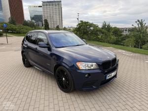 Zils BMW X3 2013 Viļņa, ar dzinēja tilpumu 2.00 L un nobraukumu 137 tūkst. km par 11400 €, foto  vietnē AUTOMOTO.COM.LV