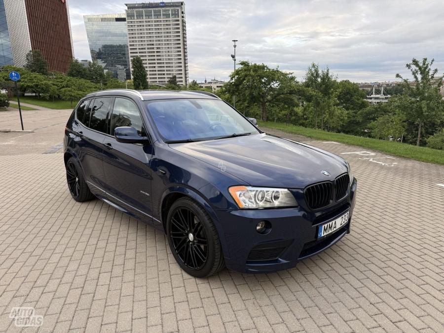 Blue BMW X3 2013 in Vilnius, with an engine capacity of 2.00 L and mileage of 137 thousand km for 11400 €, photo 1 on AUTOMOTO.COM.LV
