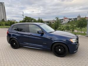 Blue BMW X3 2013 in Vilnius, with an engine capacity of 2.00 L and mileage of 137 thousand km for 11400 €, photo 3 on AUTOMOTO.COM.LV