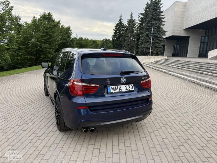 Blue BMW X3 2013 in Vilnius, with an engine capacity of 2.00 L and mileage of 137 thousand km for 11400 €, photo 5 on AUTOMOTO.COM.LV