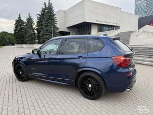 Blue BMW X3 2013 in Vilnius, with an engine capacity of 2.00 L and mileage of 137 thousand km for 11400 €, photo 6 on AUTOMOTO.COM.LV