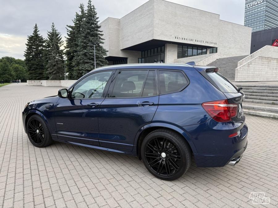 Blue BMW X3 2013 in Vilnius, with an engine capacity of 2.00 L and mileage of 137 thousand km for 11400 €, photo 6 on AUTOMOTO.COM.LV
