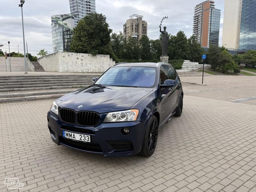 Blue BMW X3 2013 in Vilnius, with an engine capacity of 2.00 L and mileage of 137 thousand km for 11400 €, photo 9 on AUTOMOTO.COM.LV