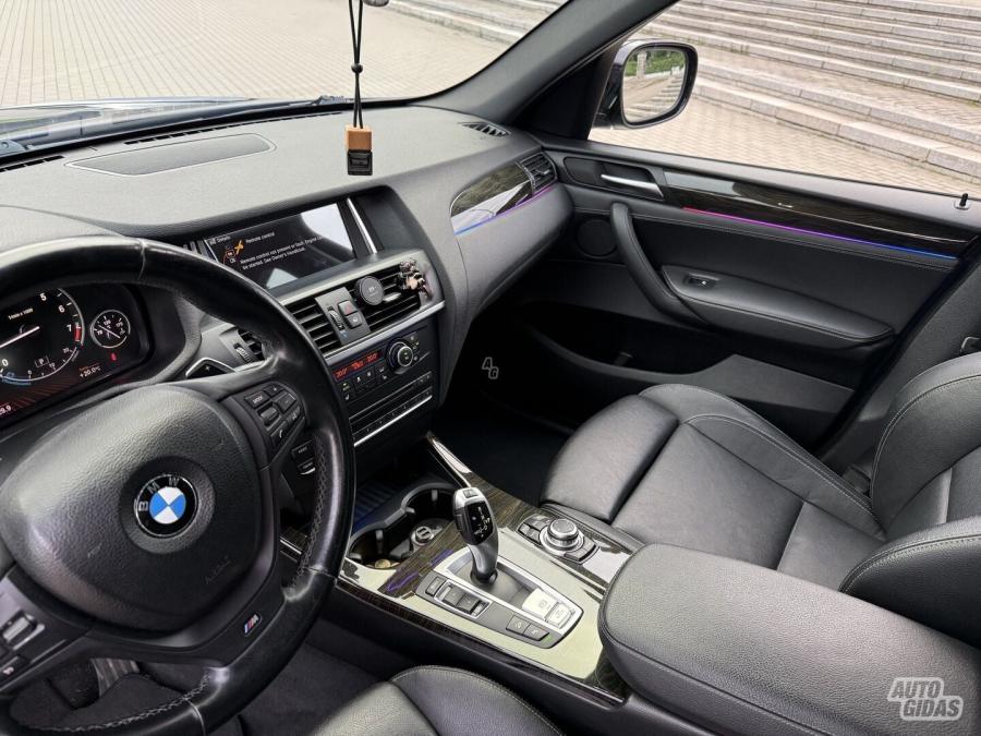 Blue BMW X3 2013 in Vilnius, with an engine capacity of 2.00 L and mileage of 137 thousand km for 11400 €, photo 16 on AUTOMOTO.COM.LV