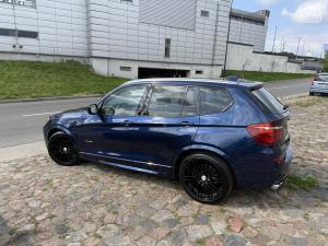 Blue BMW X3 2013 in Vilnius, with an engine capacity of 2.00 L and mileage of 137 thousand km for 11400 €, photo 32 on AUTOMOTO.COM.LV