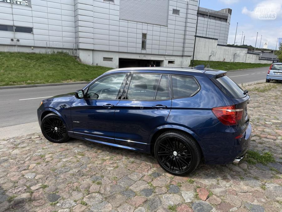 Blue BMW X3 2013 in Vilnius, with an engine capacity of 2.00 L and mileage of 137 thousand km for 11400 €, photo 32 on AUTOMOTO.COM.LV