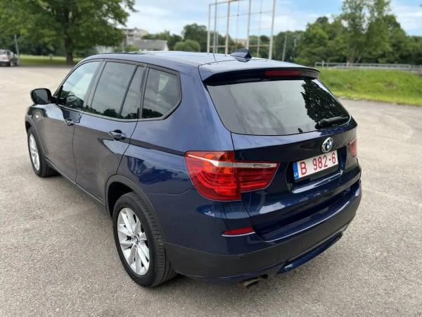 Blue BMW X3 2013 in Jekabpils, with an engine capacity of 2.00 L and mileage of 291 thousand km for 9300 €, photo 7 on AUTOMOTO.COM.LV