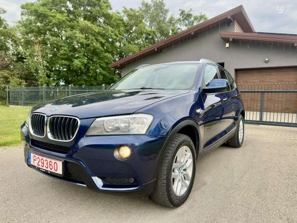 Zils BMW X3 2013 Šauļi, ar dzinēja tilpumu 2.00 L un nobraukumu 235 tūkst. km par 9350 €, foto 1 vietnē AUTOMOTO.COM.LV