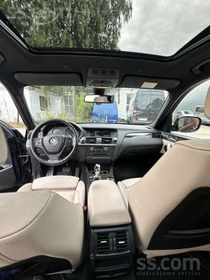 Blue BMW X3 2013 in Riga, with an engine capacity of 3.00 L and mileage of 353 thousand km for 9700 €, photo 8 on AUTOMOTO.COM.LV