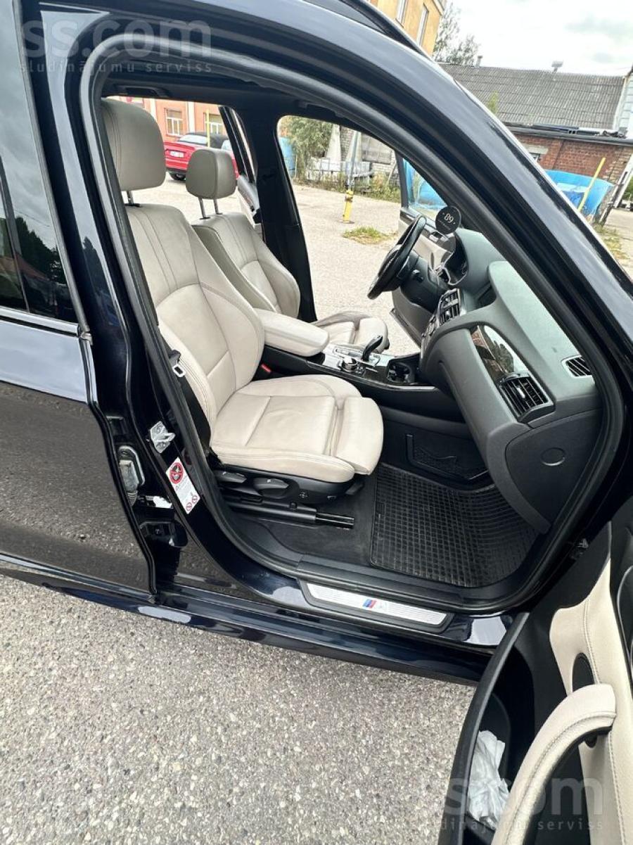 Blue BMW X3 2013 in Riga, with an engine capacity of 3.00 L and mileage of 353 thousand km for 9700 €, photo 9 on AUTOMOTO.COM.LV